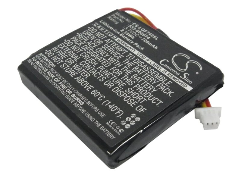 Аккумулятор для Logitech G930, F540 3.7V 700mAh / 2.59Wh