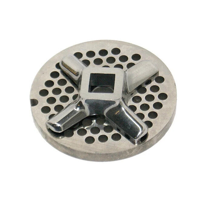 Набор нож+решетка средняя для мясорубки Bosch pro 2000w, MFW45020, MFW66020, MFW67440, MFW 68600, MFW68640, MFW68660