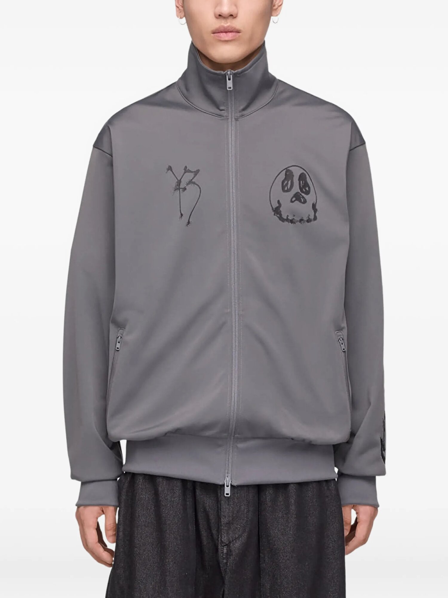 Куртка Y-3 Chito Graphic track jacket, размер 48, серый — фото 1