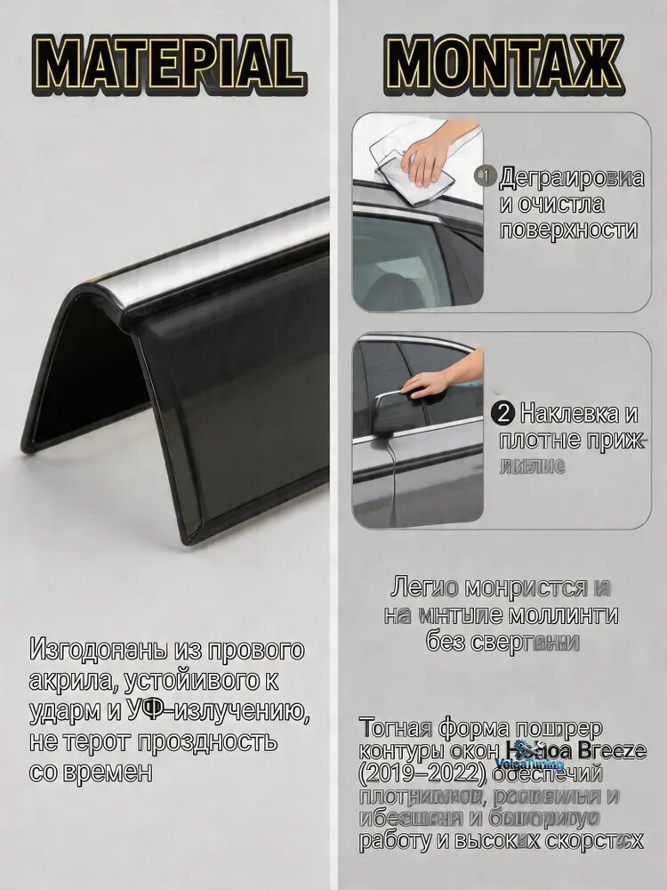 Дефлектор для окон — фото 1