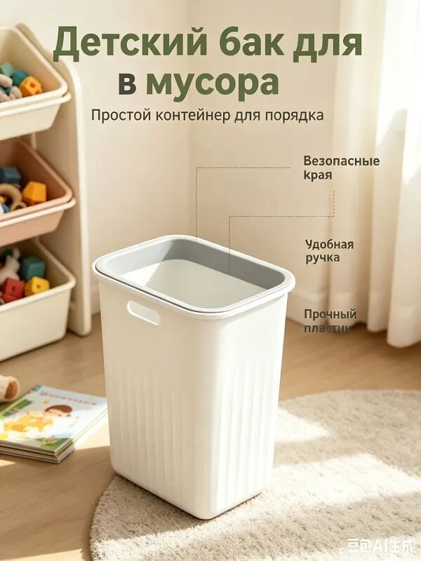 Мусорное ведро, 15.1 л, 1 шт
