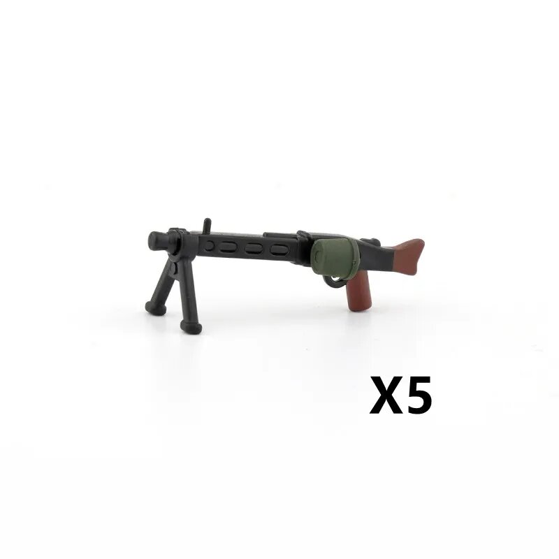 Конструктор MOC SWAT Фигурки Полиции и Армии MG42-5PCS