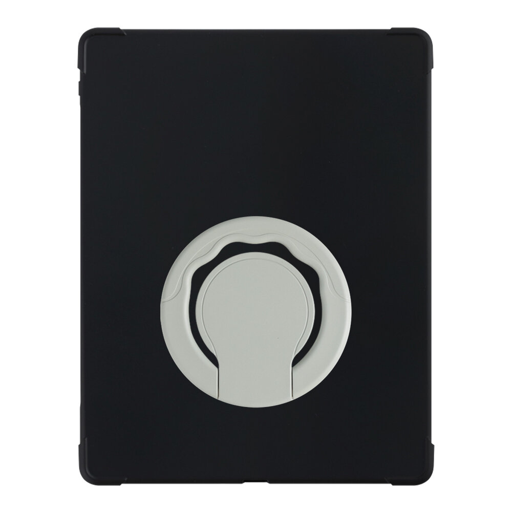 Чехол для Amazon Kindle Scribe 11th Gen 11.0 2025, противоударный защитный чехол с поворотной подставкой 360 , прочный, удобный и износостойкий Черный корпус, серый кронштейн