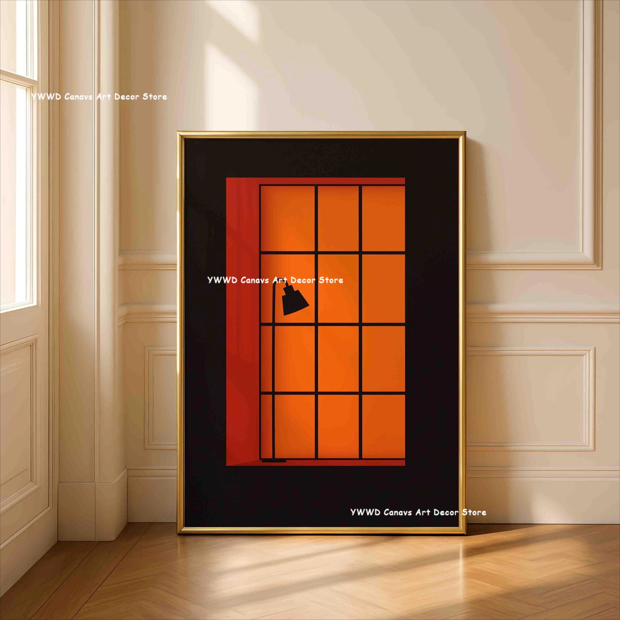 Абстрактная печать на холсте YWDECOR «Золотой Час» CT1418-3, 30X40cm Unframed