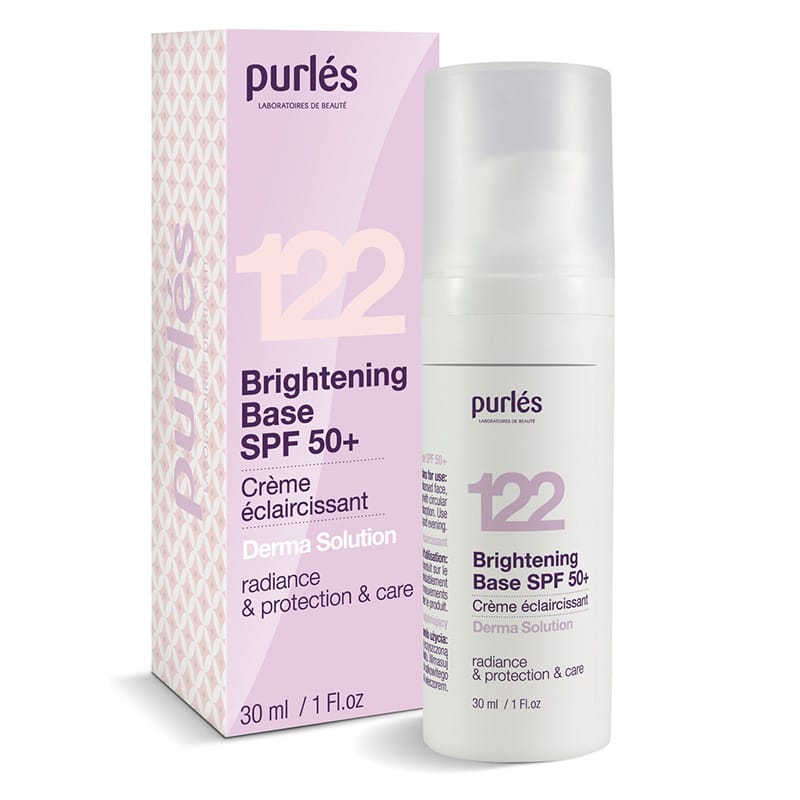 Основа под макияж Purles 122 Brightening Base SPF 50+ Осветляющая база 30 мл