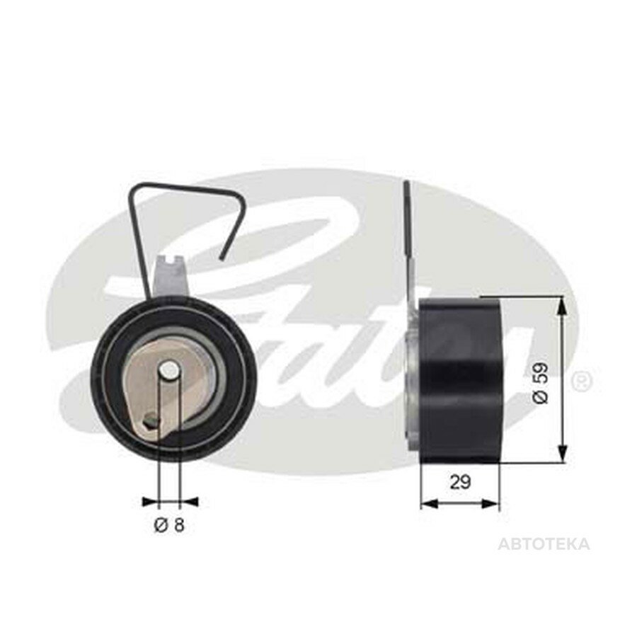 Ролик ремня ГРМ LAND ROVER FREELANDER 1.8i GATES T43141