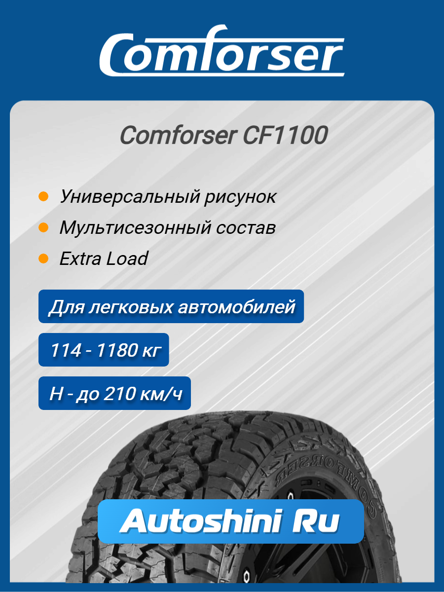 Шины всесезонные Comforser CF1100 265/60 R18 114H XL
