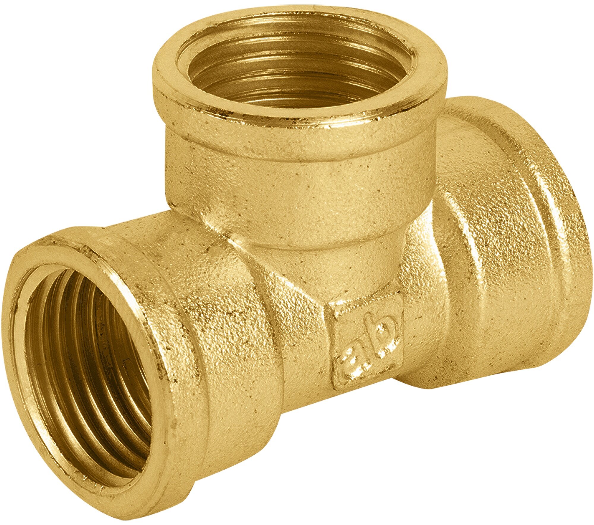 Тройник Aquabeam 1/2"x1/2"x1/2" ВР латунь ABR.130. Y.0004