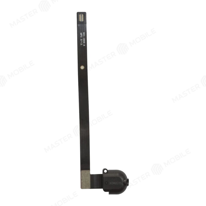 Шлейф для Apple iPad Air (A1474/A1475/A1476) / iPad 5 9.7 (2017) (A1822/A1823) / iPad 6 9.7 (2018) (A1893/A1954) с комп. + разъем гарнитуры (черный)