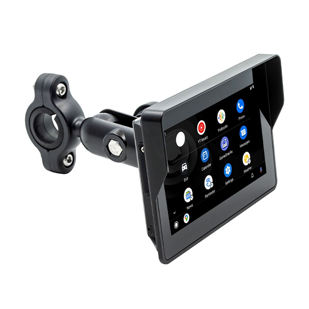 Портативный беспроводной Carplay для мотоциклов и Android Auto Screen, навигационная система, 5-дюймовый сенсорный экран MP5-плеера