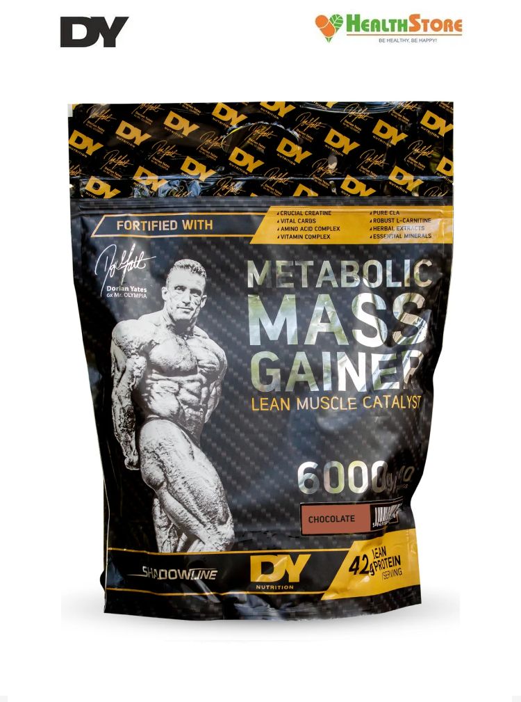 Dorian Yates DY Nutrition Metabolic Mass Gainer 6кг (шоколад) гейнер высокопротеиновый для набора мышечной массы