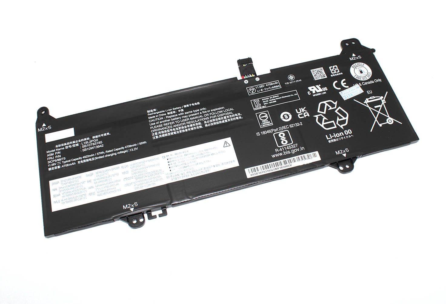 Аккумуляторная батарея для ноутбука Lenovo Chromebook 14E (L18M3PG2) 11.52V 55Wh