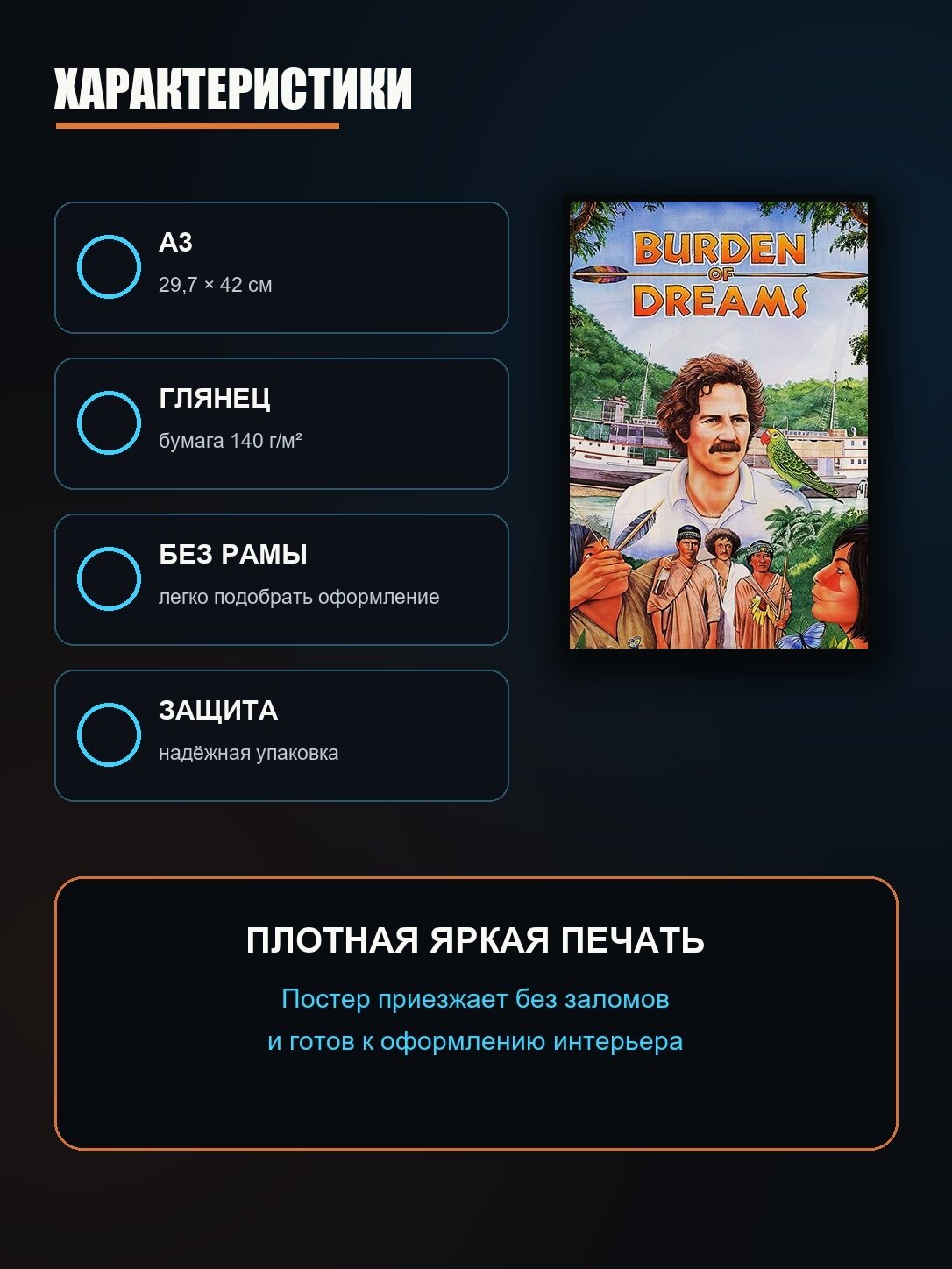 Постер Бремя мечты — фото 1
