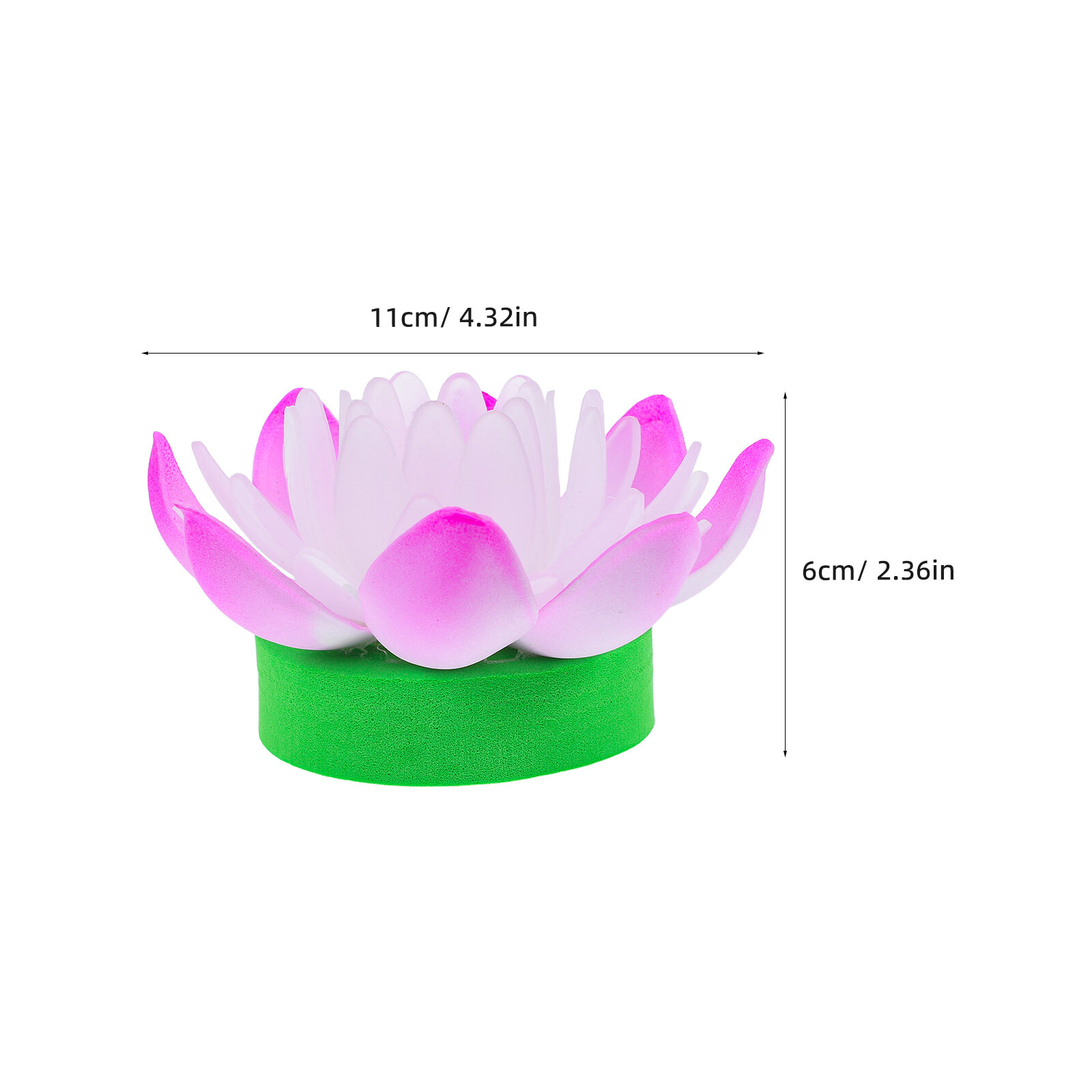 Светодиодная Лампа В Forme Лотоса 1 Шт Розовый 11.00X11.00X6.00Cm