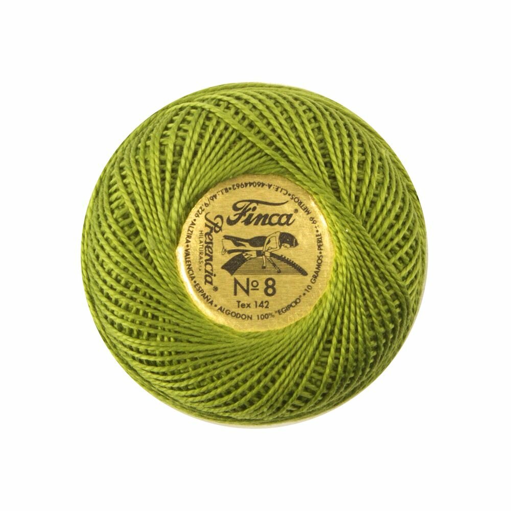 Мулине PRESENCIA HILATURAS "Finca Perle", Жемчужное, №8, однотонный цвет 4561, 1 шт