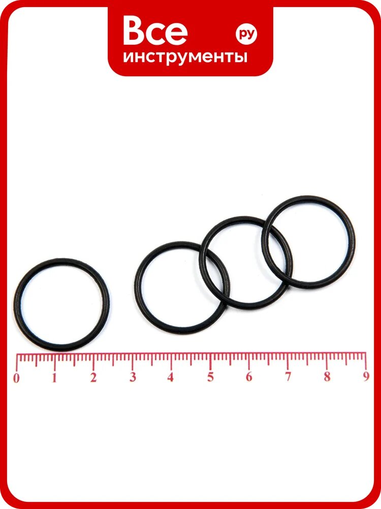 Кольцо резиновое O-ring 10 шт, 022-025-19 (021.2-1.9) NBR70 HIMPT 00-00018947, уплотнительное кольцо из нитриловой