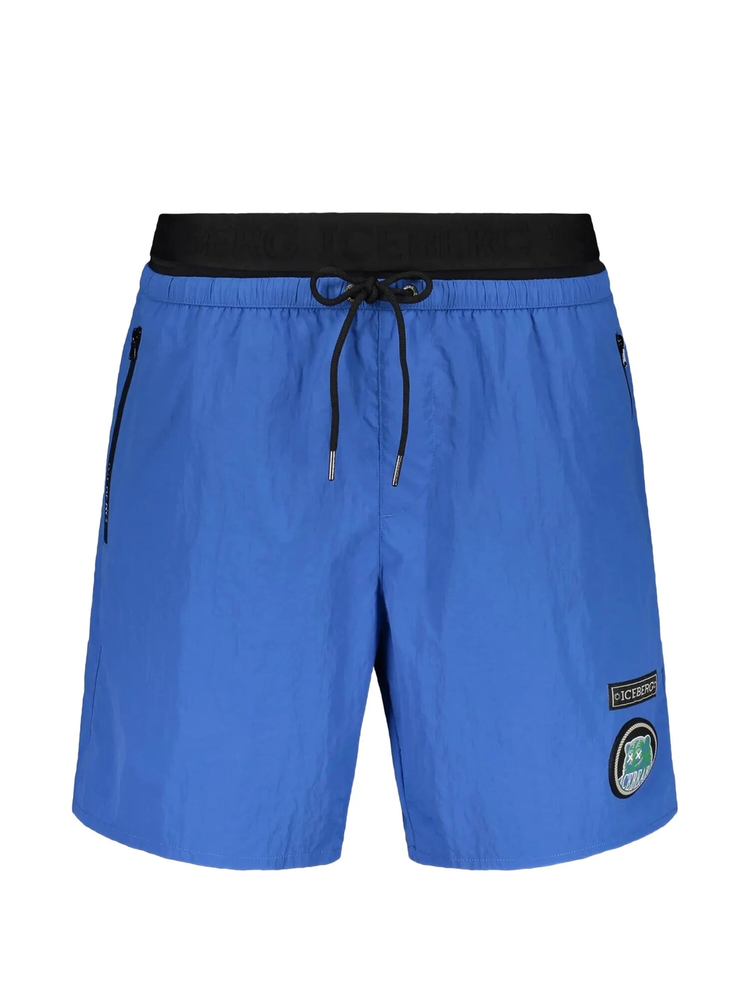 Шорты для плавания Crinkled logo-patch swim shorts