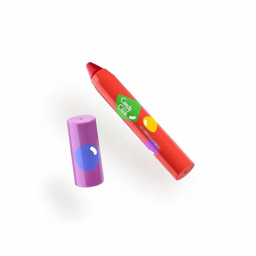 Kiko Milano - Candy Crush Luminous Lip Balm 02 Cherry Charm яркий и сияющий бальзам для губ 2.8 гр