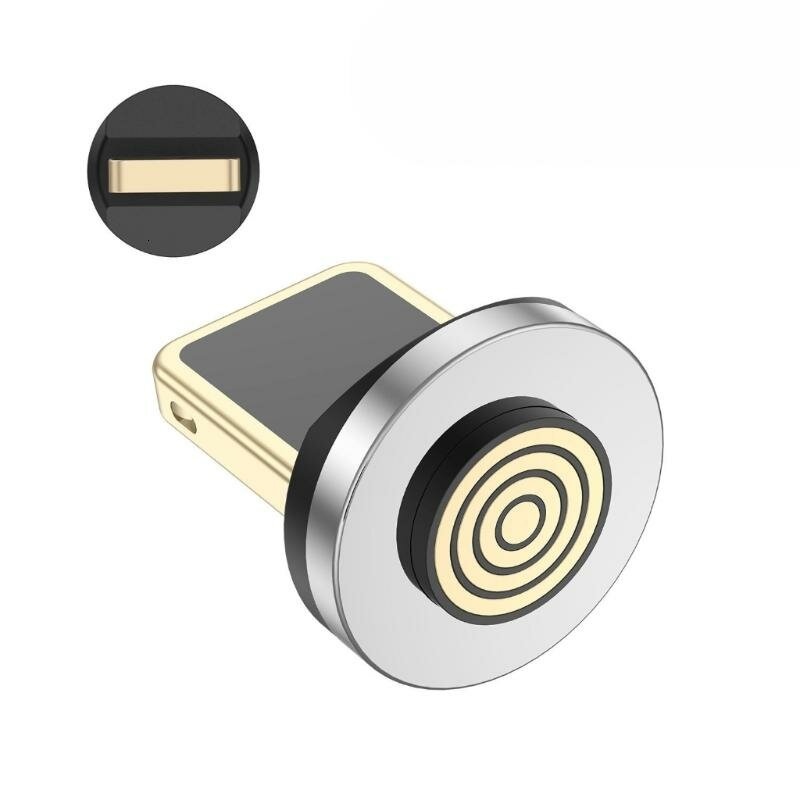 Магнитный адаптер USB-C 100W с двойным разъемом, Черный - 6