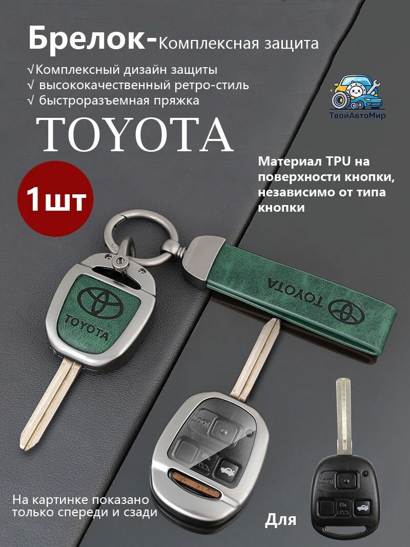 Чехол для ключа Тойота Camry Corolla RAV4 Highlander Sienna Yaris Avalon 2002-2015, прозрачный TPU чехол из сплава для прямого ключа Тойота, автотовары