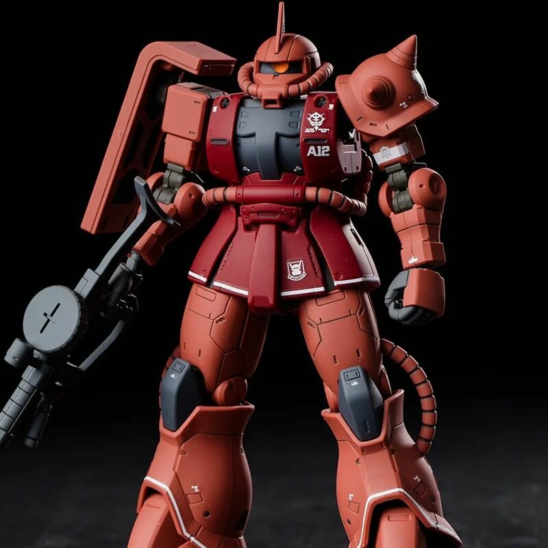 GTO 015 HG 1/144 MS-05 Старый Красный Zaku Char Aznable Специальная машина для сборки модели Комплекта фигурок роботов-игрушек