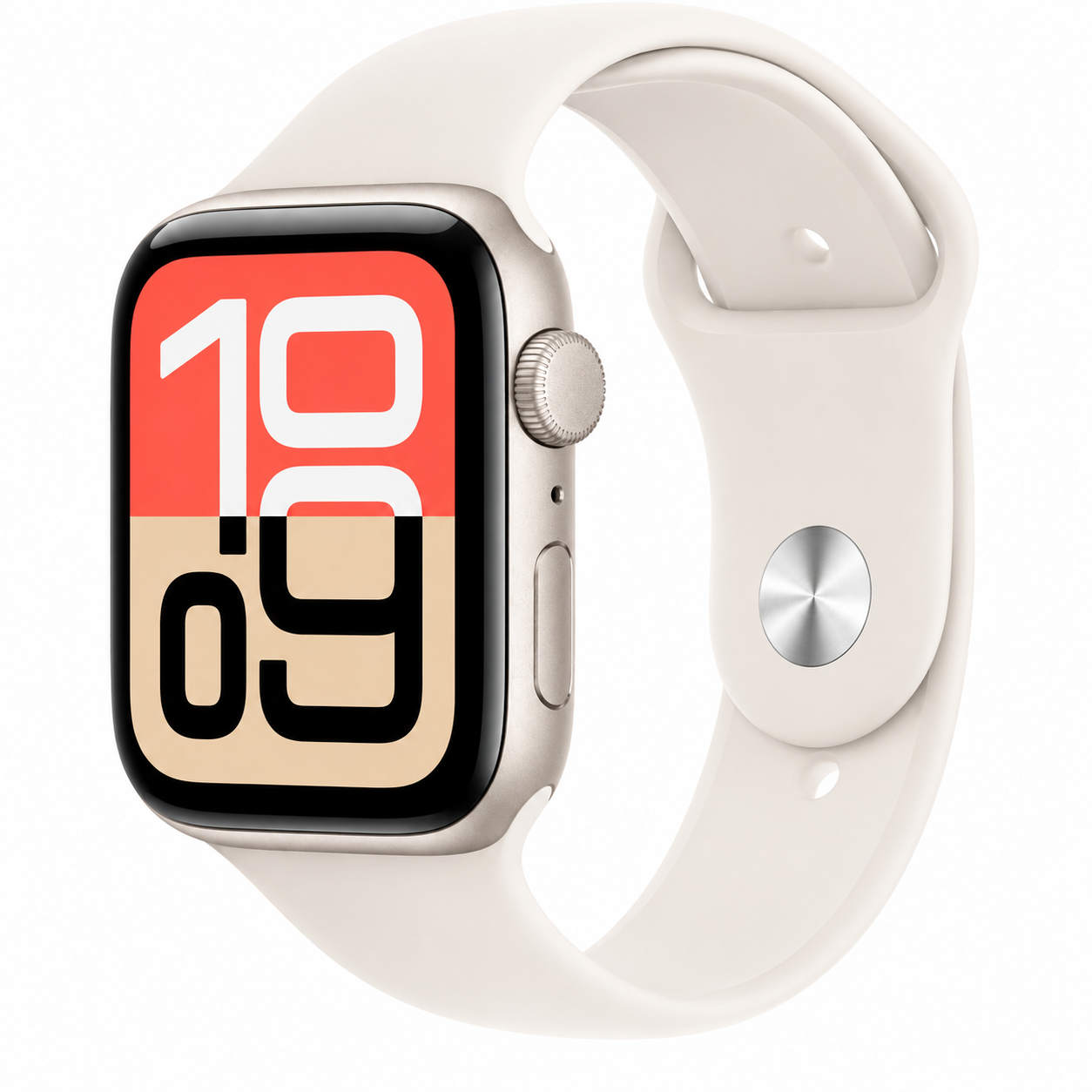 Умные часы Apple watch Apple watch SE3, 44мм, (2025) Starlight Al. (Сияющая звезда) Star SB (Сияющая звезда), S/M (MEHG4)