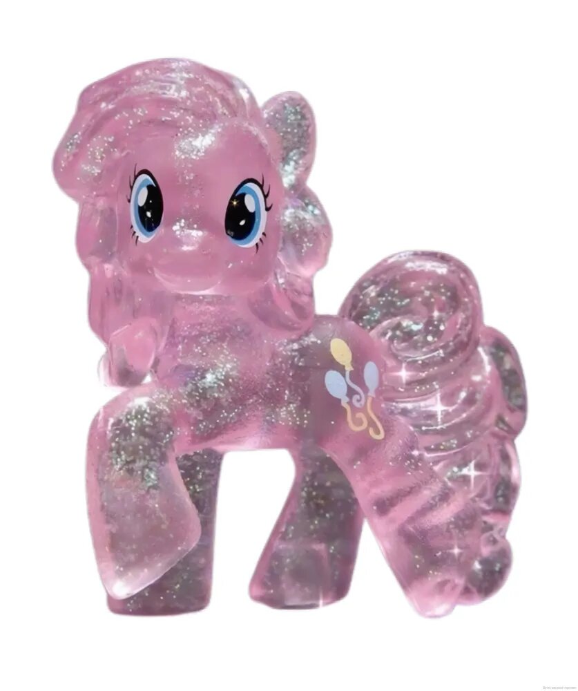 My Little Pony Pinkie Pie Glitter Скульптура пони (5-28CM) My Little Pony фигурка из ABS пластика