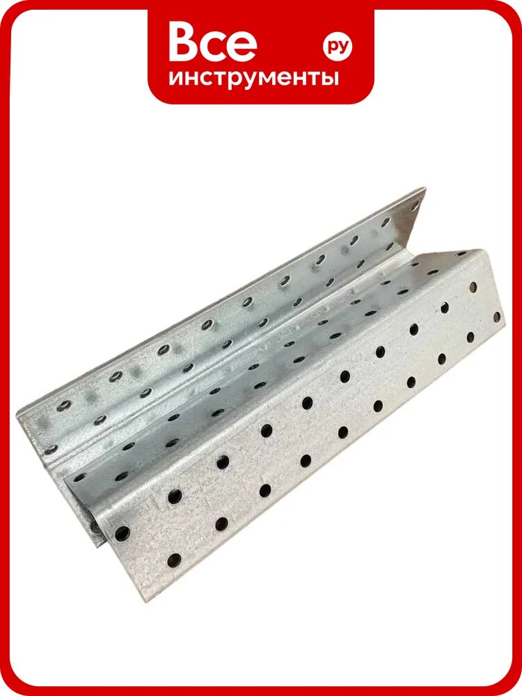 Крепежный равносторонний уголок 23 Болта 40x40x200 ОЦ, 4 шт. B93040200235099