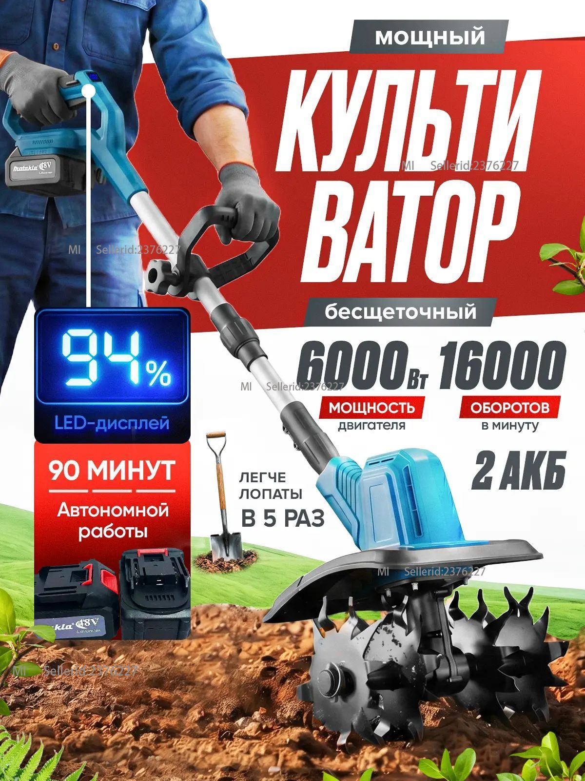 Xiaomi Триммер садовый