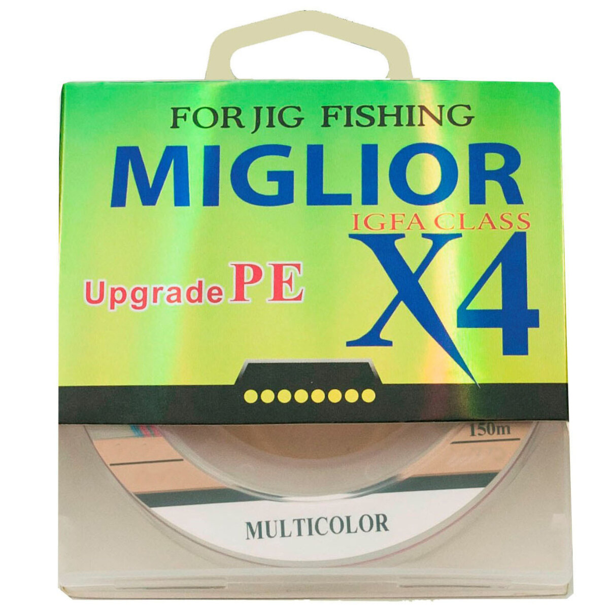 Шнур плетеный Fish Season MIGLIOR x4 150 м, 0.20 мм, 5-ти цветный, 15 кг
