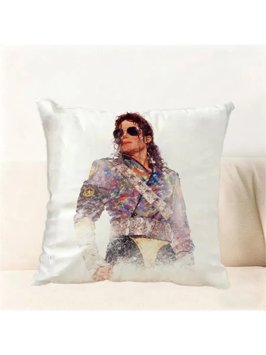 Наволочка Michael Jackson подушка на диван45x45 декоративная