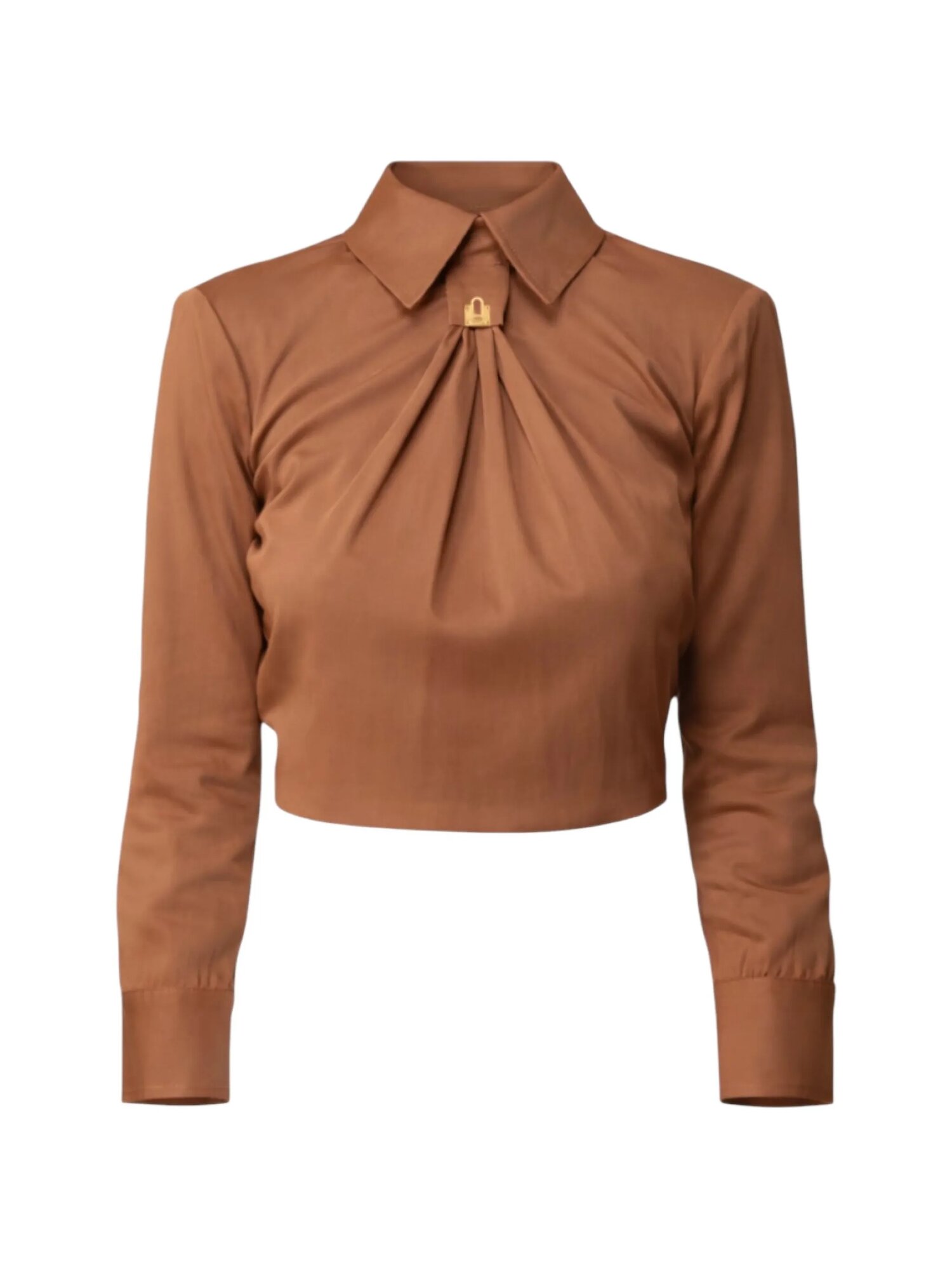 Блуза Logo-plaque open-back blouse