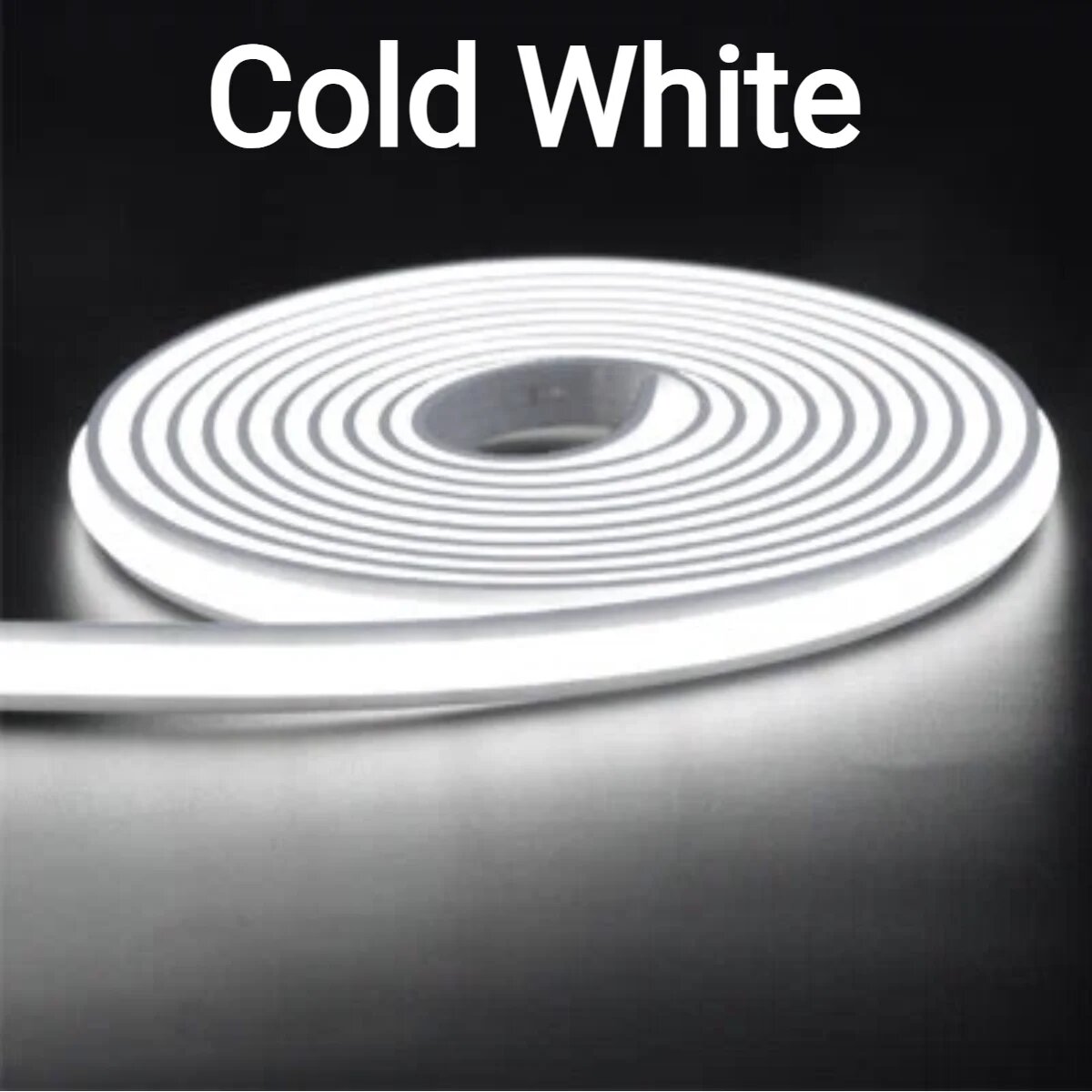 Светодиодная лента COB Cold White 3M, 220В
