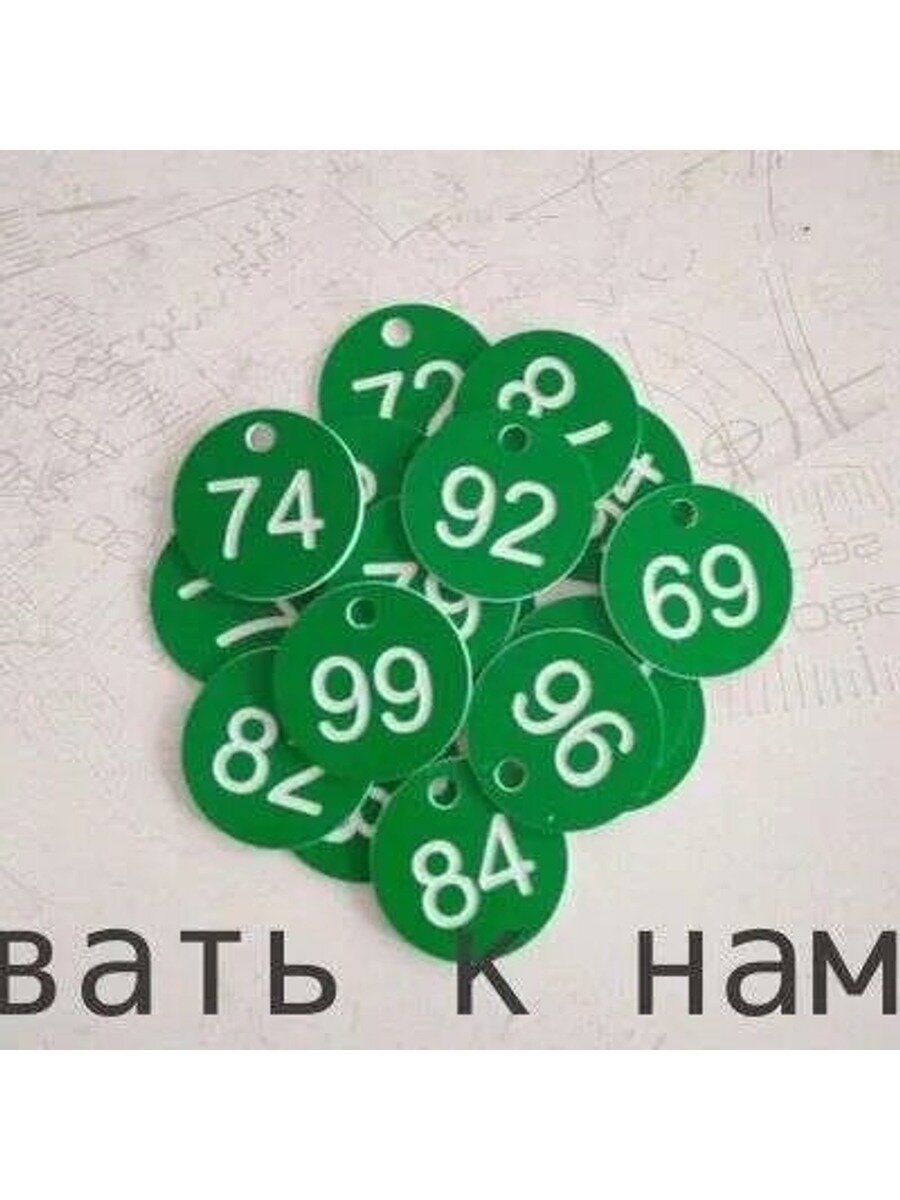 Пронумерованные бирки для улья 1–100, набор маркировочных тегов для пасеки и учета