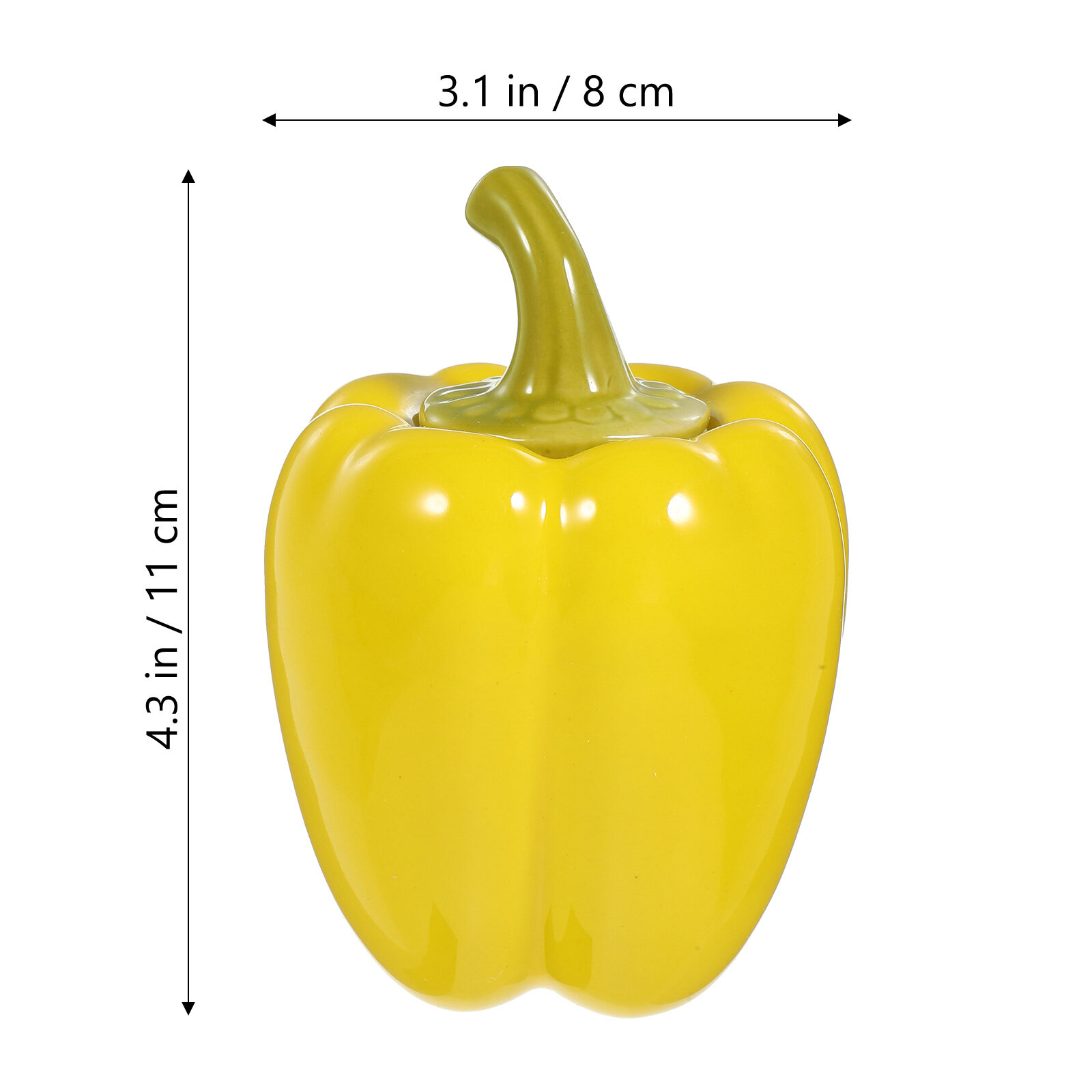 Желтый Контейнер Для Хранения Еды На Кухне Объемом 11.00X8.00X8.00Cm