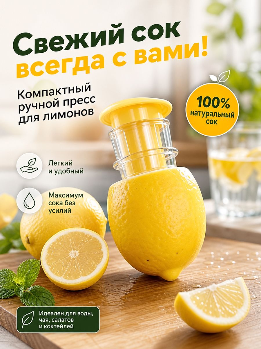 Ручная соковыжималка, 0.1 л