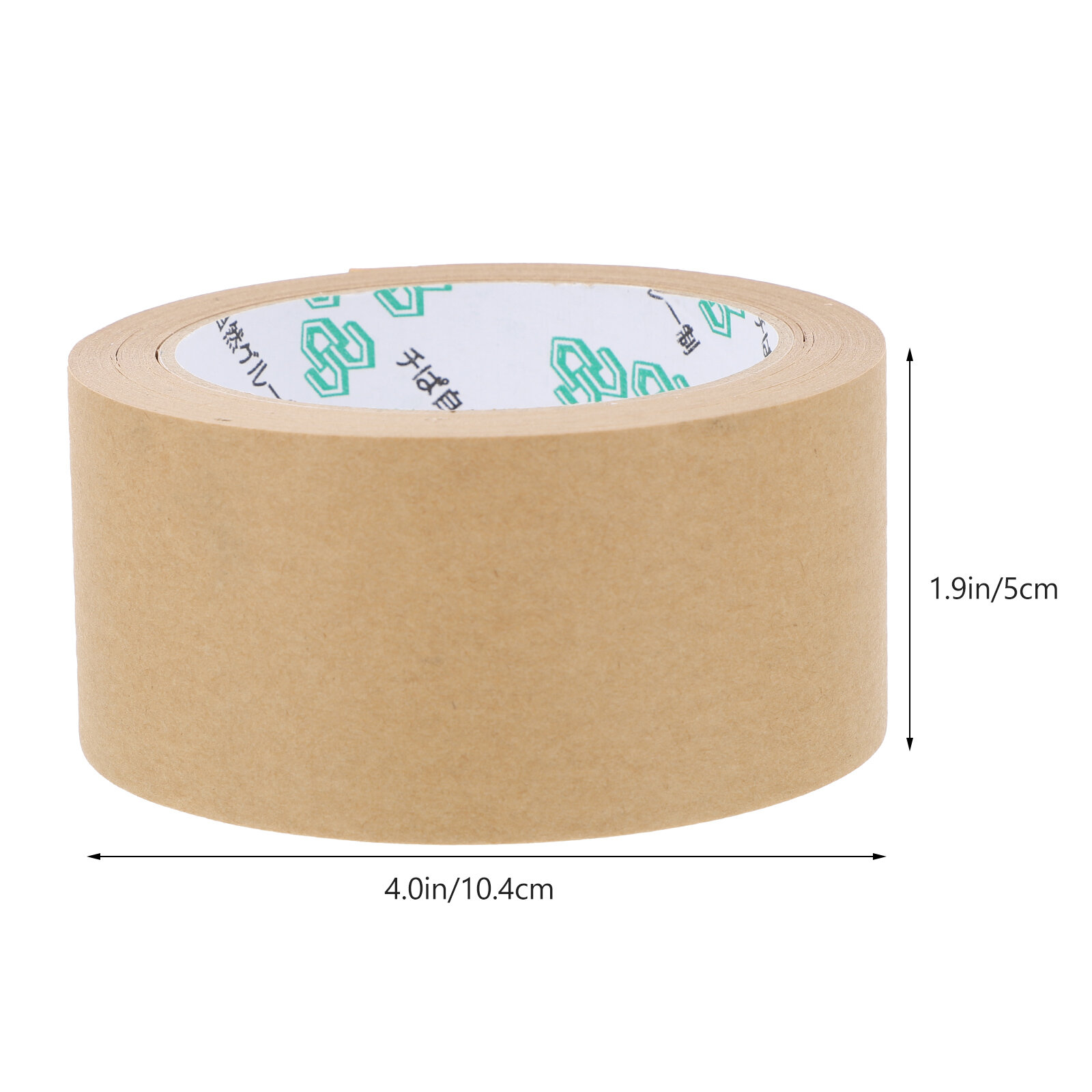 2 Штуки Самоклеящаяся Бумажная Лента Для Упаковки Kraft Tape Письменная Поверхность 10.40X10.40X5.00Cm