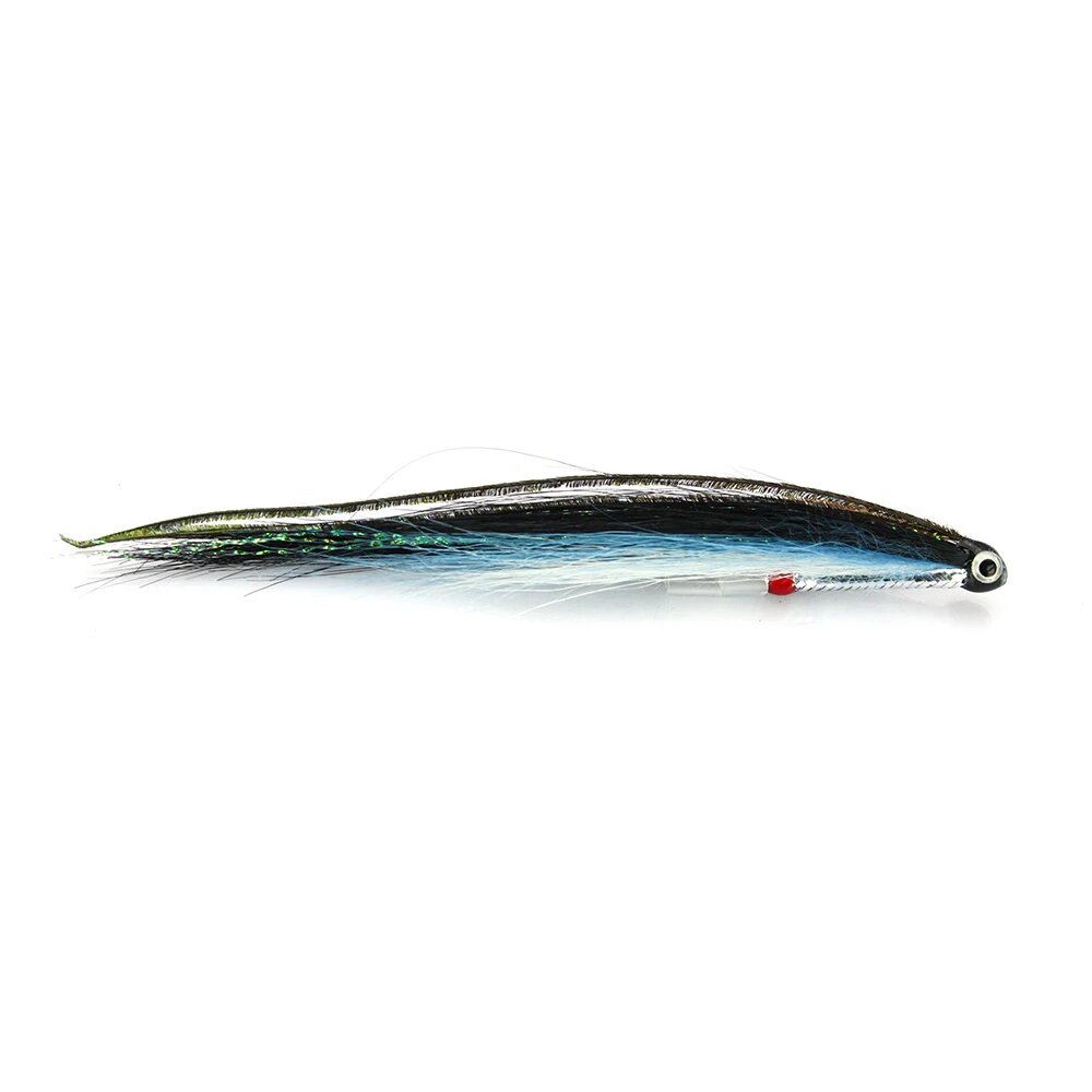 Пластиковые мушки для ловли рыбы LeLe Flies Sunray Black Blue (8 шт.)