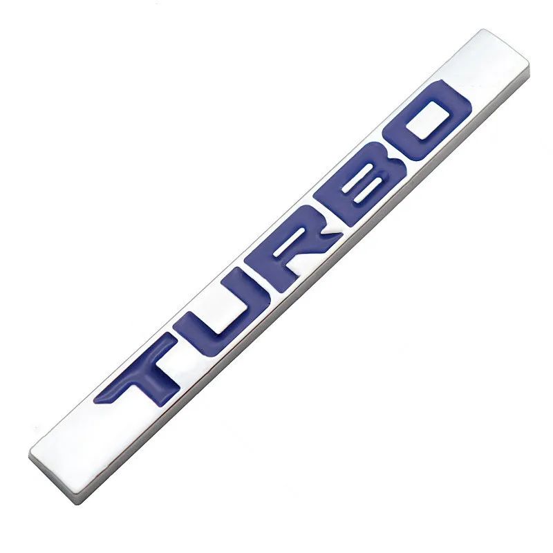 Металлическая 3D эмблема Turbo для Honda шильдик наклейка на багажник автомобиля