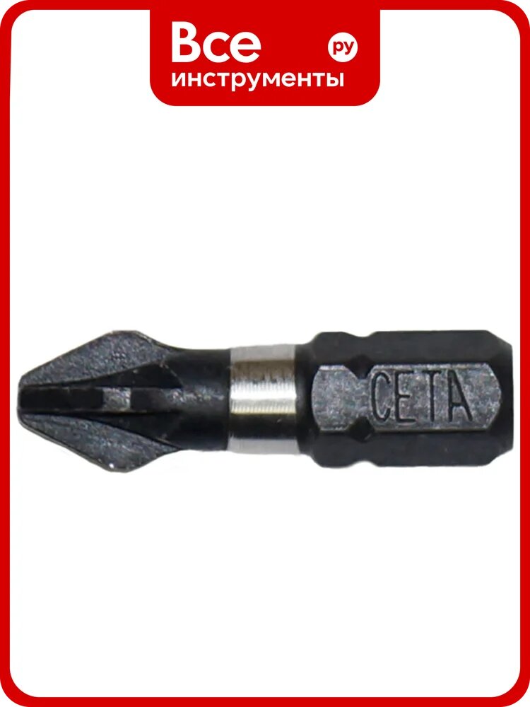 Бита ударная CETA FORM Pozidrive PZ3, 25мм, хвостовик Hex C 1/4 CB/353TM