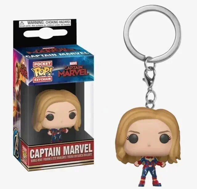Funko POP Marvel Captain Marvel Keychain