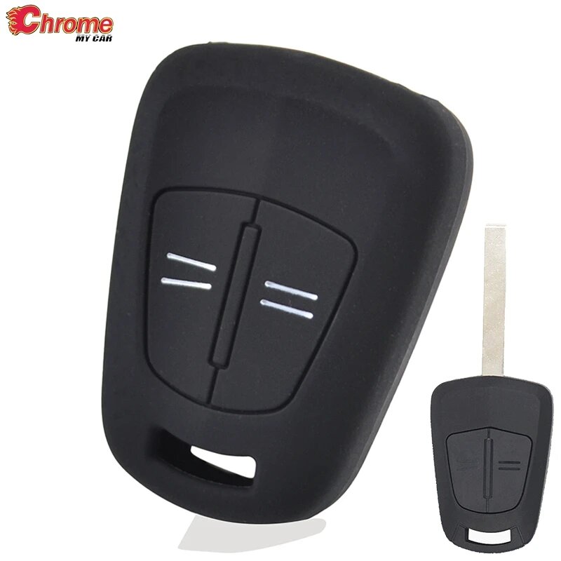 Силиконовый чехол для дистанционного ключа для Vauxhall Opel Corsa d Astra h Meriva Vectra Signum Agila H Zafira B, 2-кнопочный автомобильный чехол, брелок