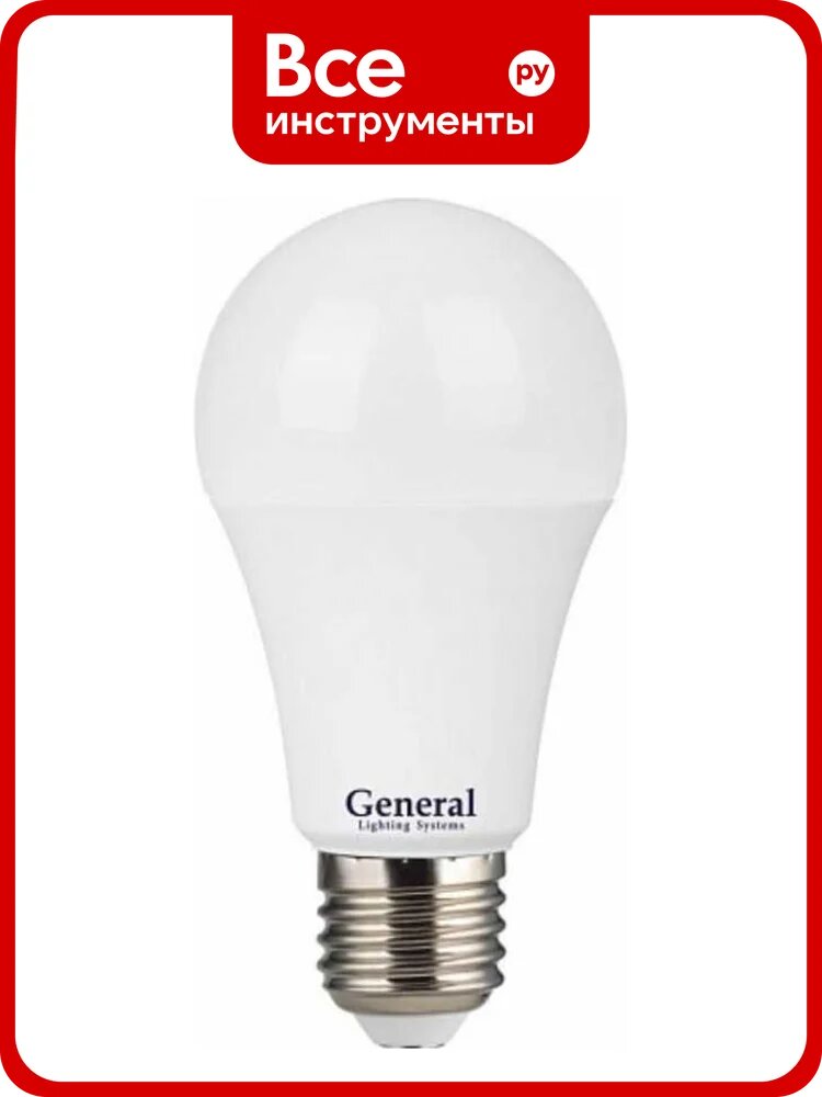 Лампа светодиодная General Lighting Systems GLDEN-WA60-B-9-230-E27-6500 660150