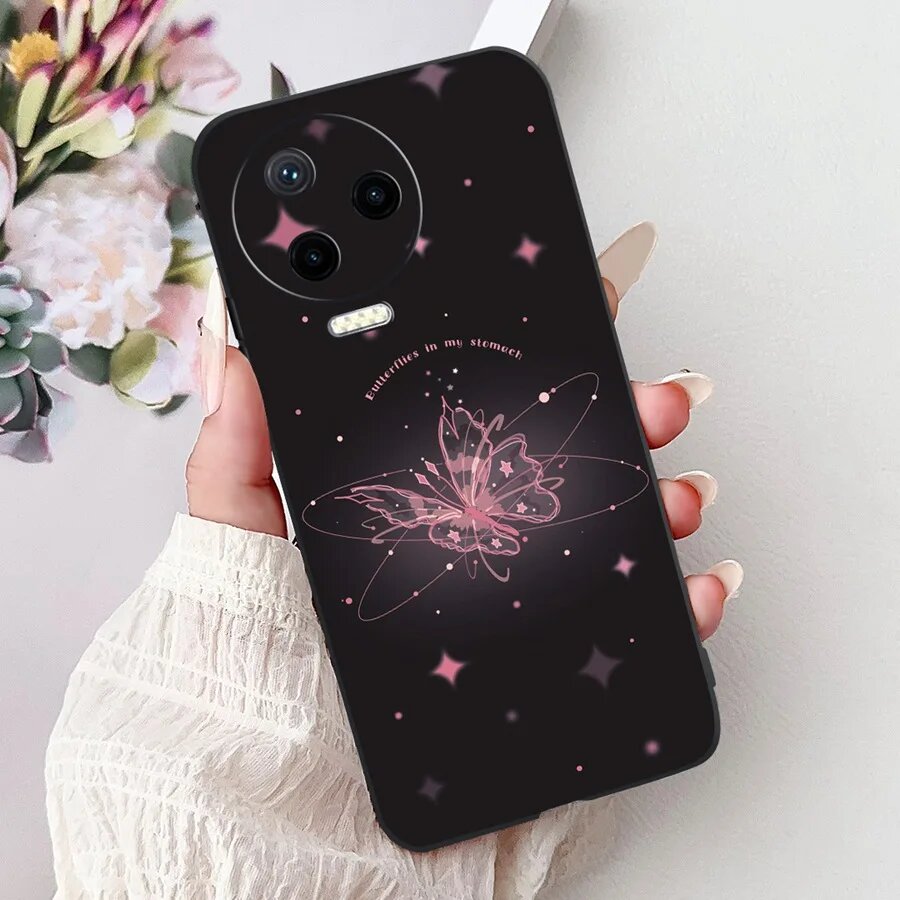 For Infinix Note 12 Pro 4G Case Luxury flower TPU Soft Silicone Cover Phone Case for Infinix Note12 2023 Note 12Pro 4G Couqe