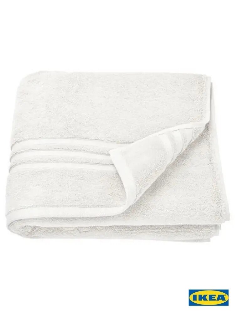 IKEA Полотенце банное 70x140 см, вата, белый, 1 шт