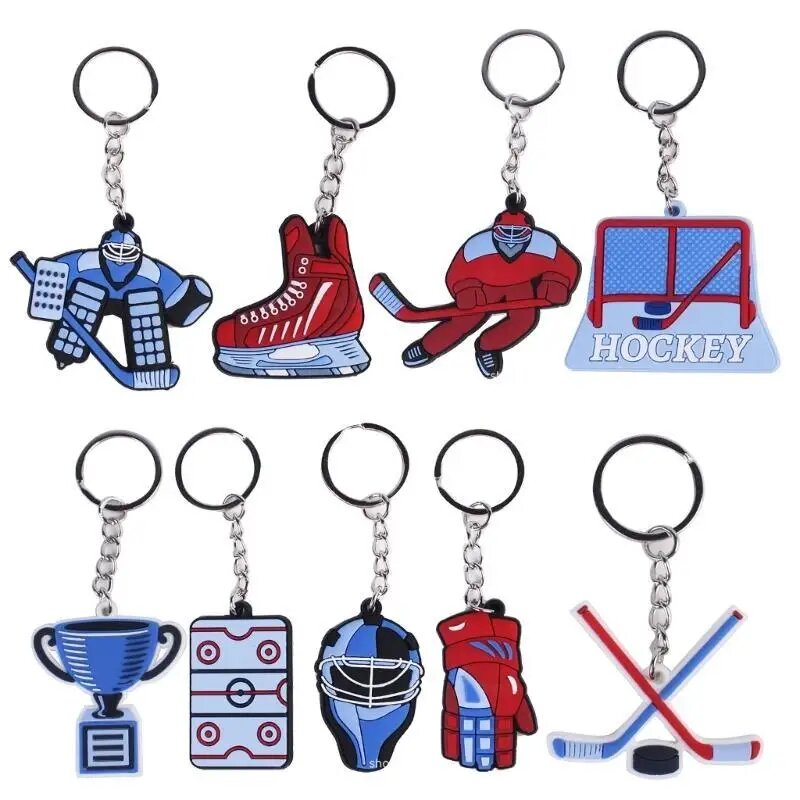 Хоккейный брелок Keychain Strap Красный, 4 — фото 1