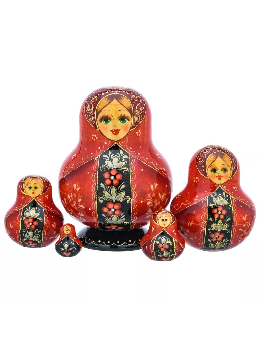 Матрешка "Русский костюм" 5 мест