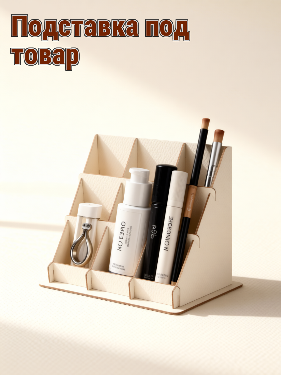 Деревянная Подставка Для Открыток И Бизнес-Карт Размер 27.00X19.30X19.30Cm