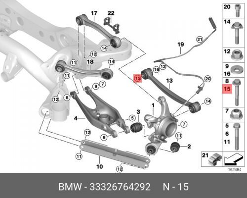 Эксцентриковый болт BMW