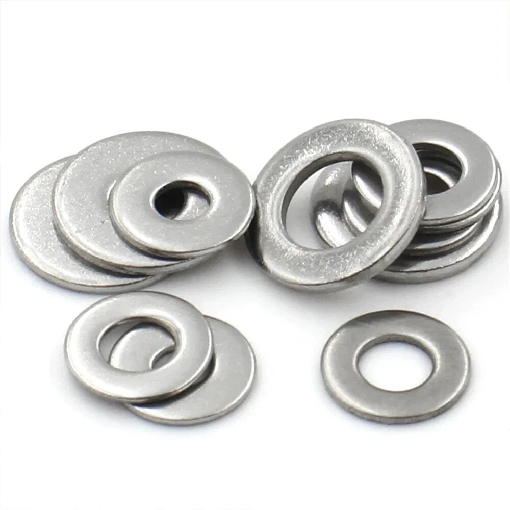Шайбы из нержавеющей стали M2-M14 304 30/50/100 шт. 30Pcs, M8x16x1